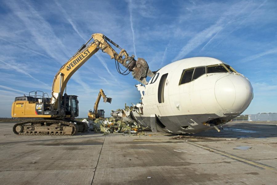 Aircraft Demolition Site - Ostende | Verhelst Group